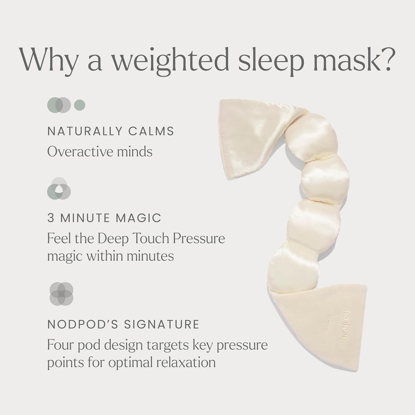 Mineralized Silk™ Sleep Mask – nodpod